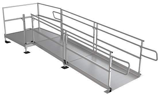 Buy 12 Foot PATHWAY® HD Wheelchair Ramps with Two-Line Handrails